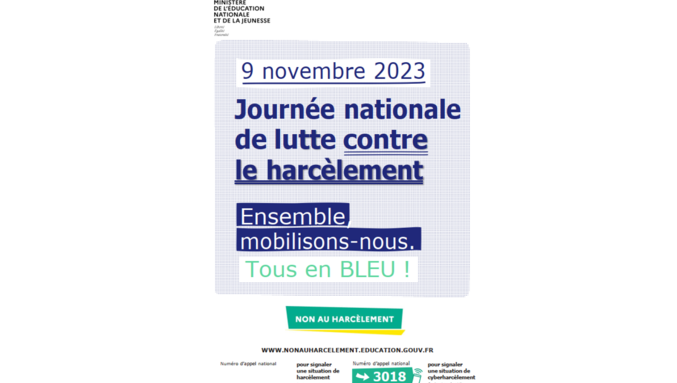 Journée Nationale de Lutte contre le Harcèlement - Actualités - Cité scolaire Saint-Exupéry